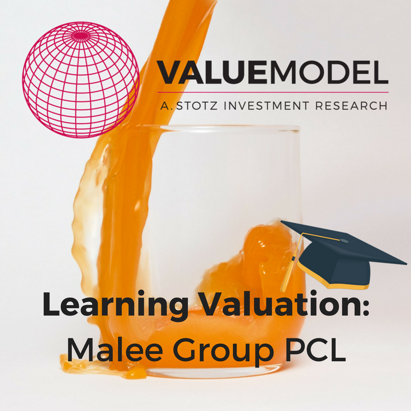 Learning valuation- Malee Group feat - Become a Better Investor