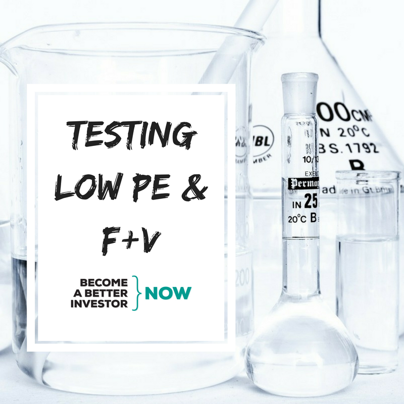 Can You Beat the Market by Investing in Low PE Stocks?