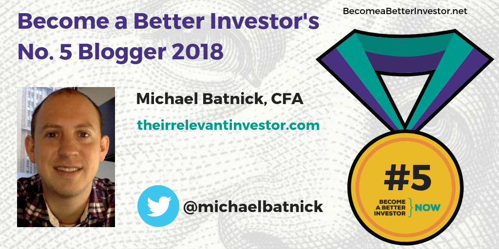 5 Michael Batnick, CFA Become a Better Investor Blogger 2018 - Become a ...